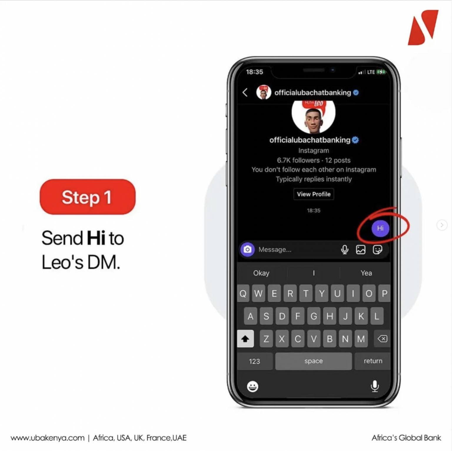 How to Link Your Account with Leo - UBA Kenya